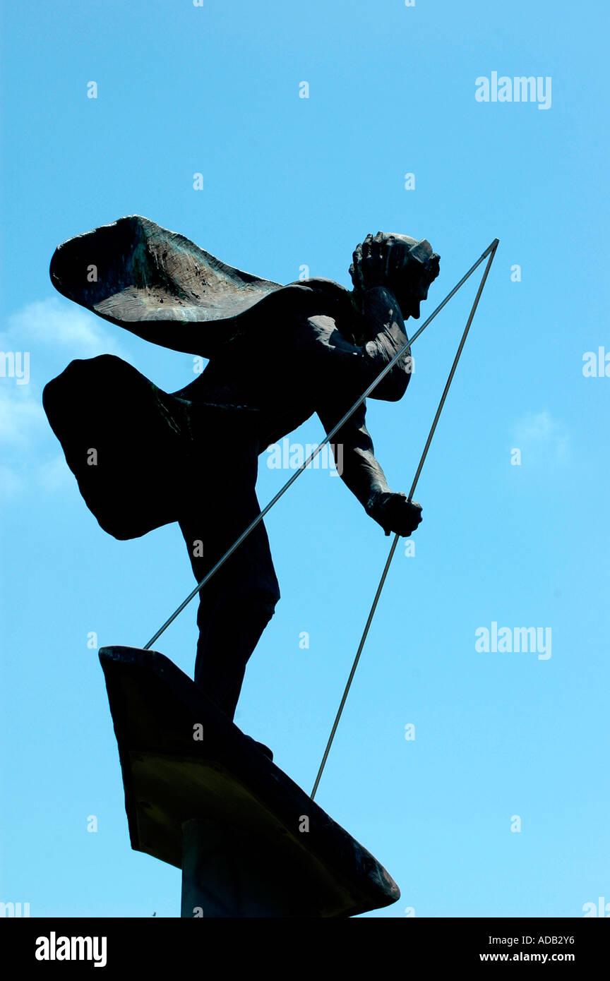 Statue where Charles A Lindbergh flew out of before made his first ever ...