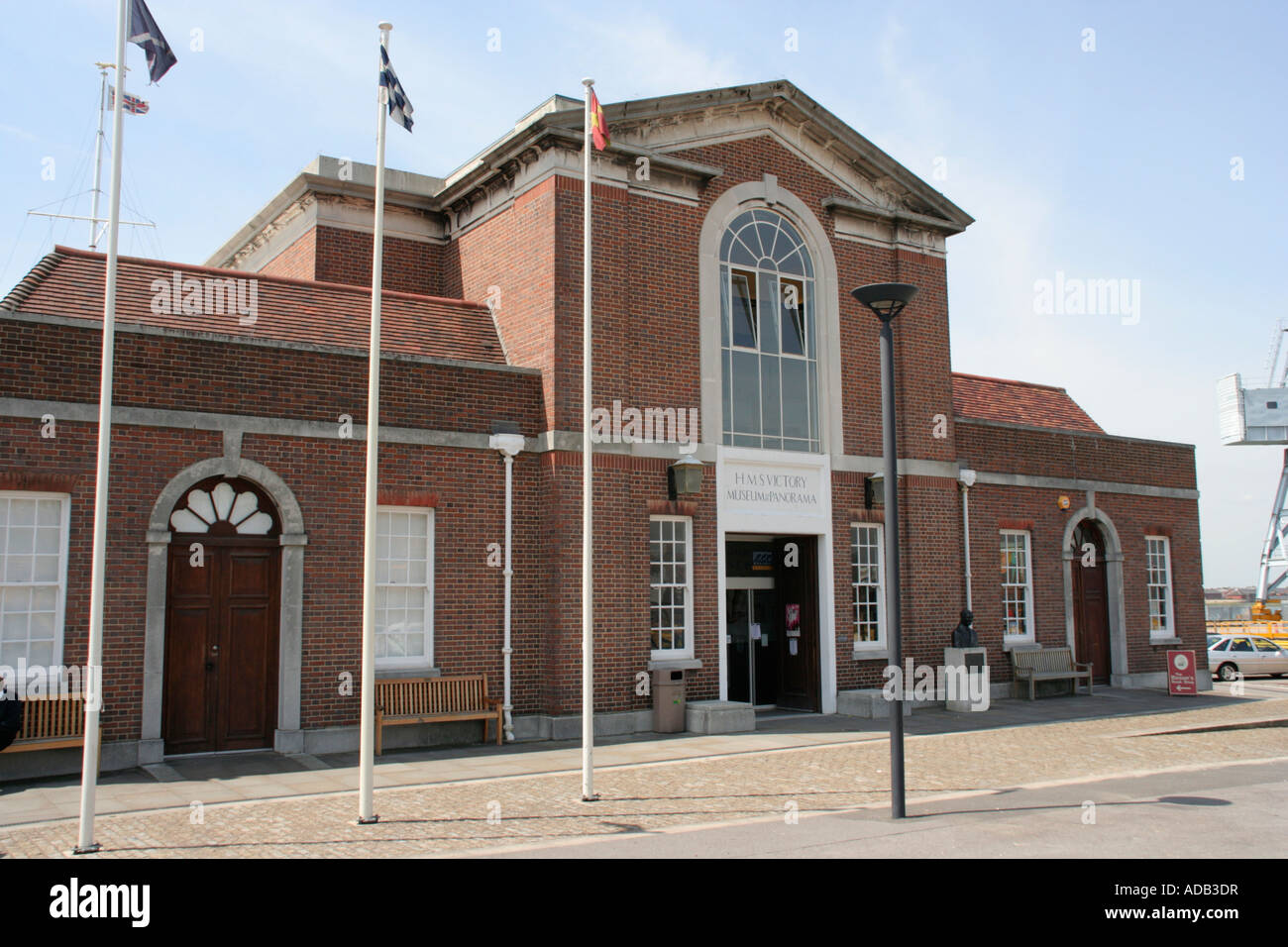 historic boat yards building portsmouth england uk gb Stock Photo - Alamy