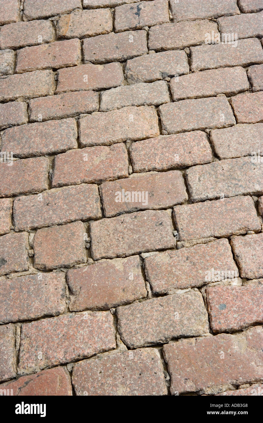Bricked road hi-res stock photography and images - Alamy