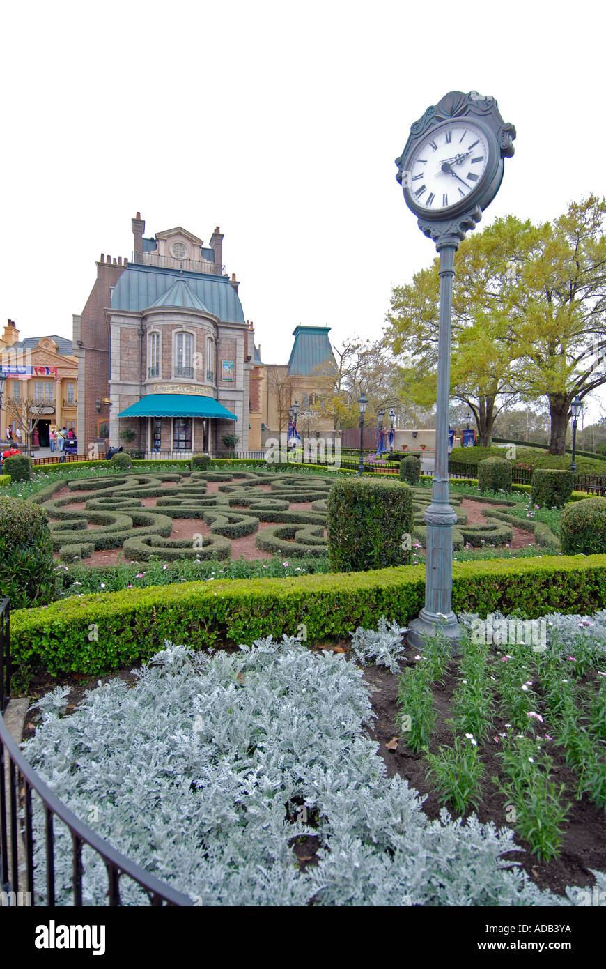 Landscaping at the Epcot Center at Walt Disney World Theme Park Orlando ...