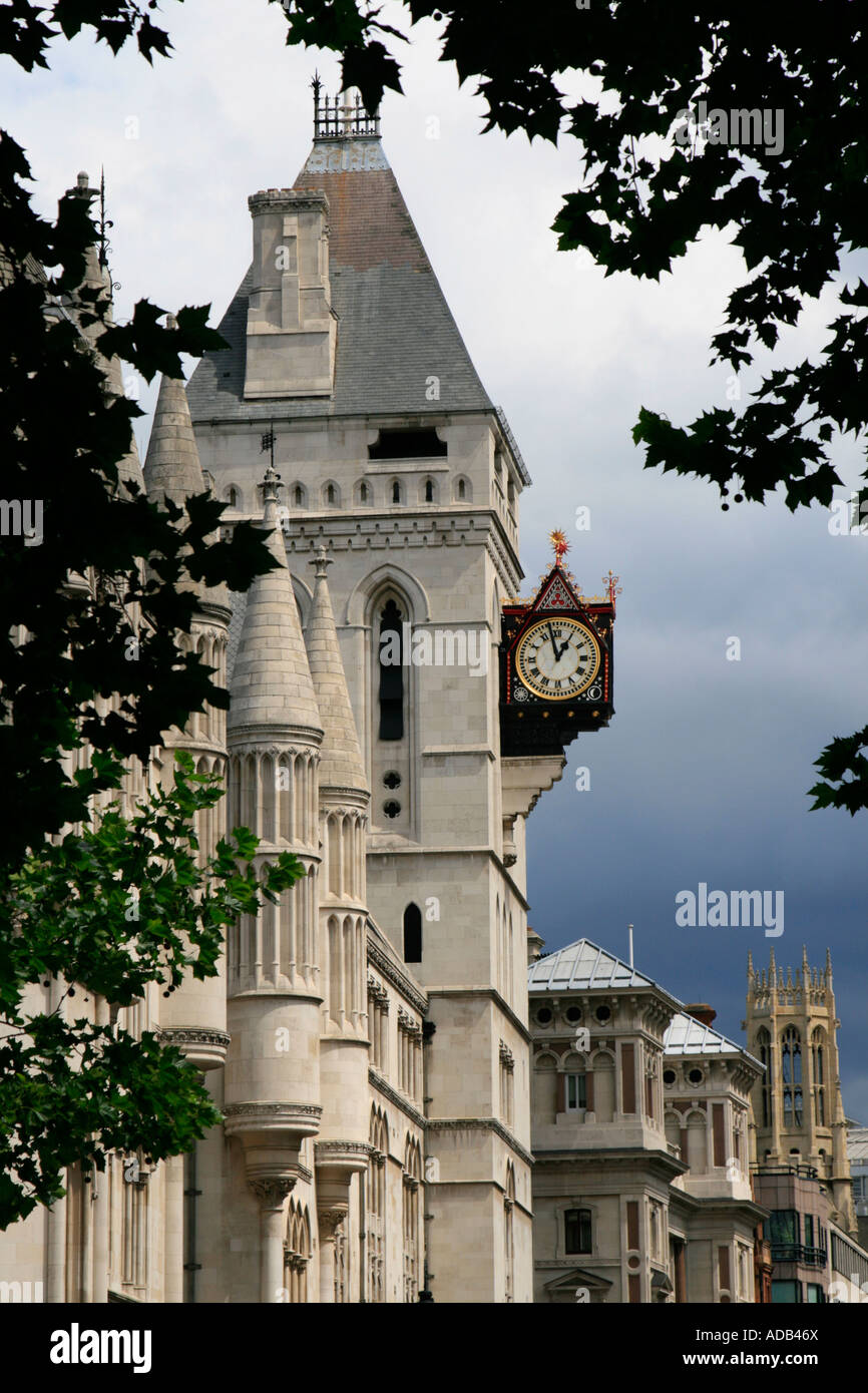 the strand fleet street london england uk gb Stock Photo - Alamy