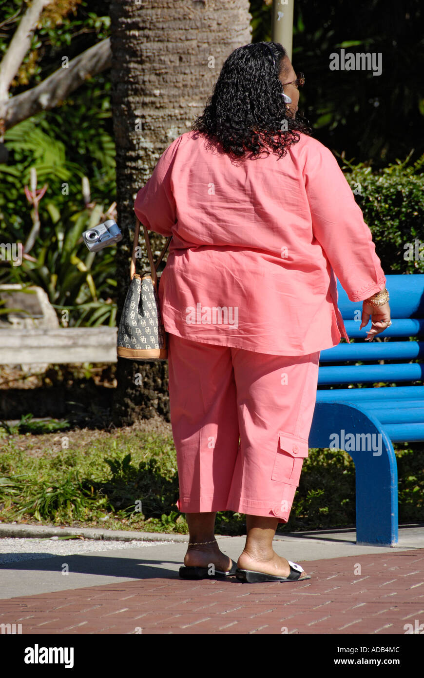Obese adult female woman Stock Photo - Alamy