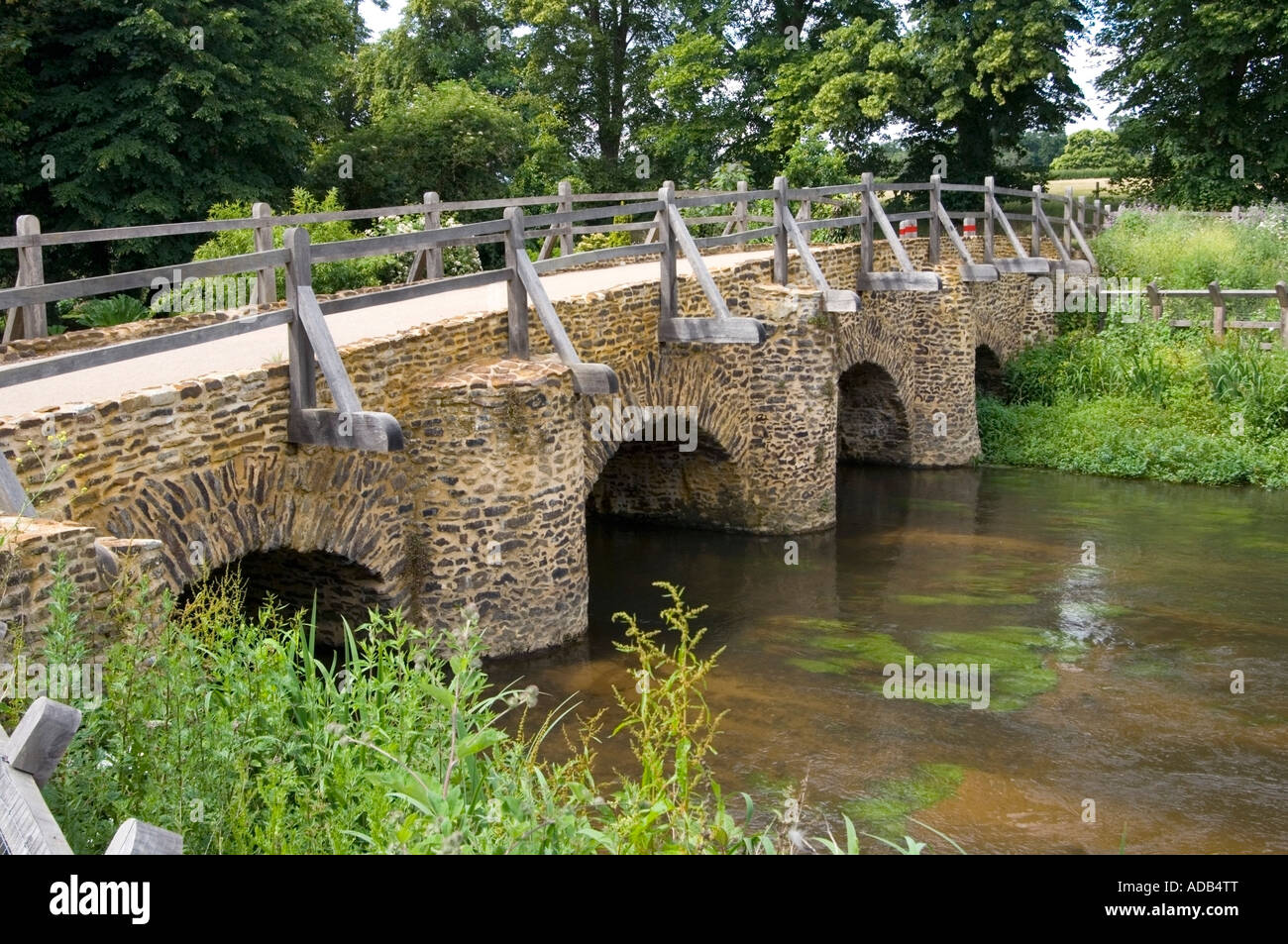 River Wey - Tilford - Surrey - UK Stock Photo - Alamy