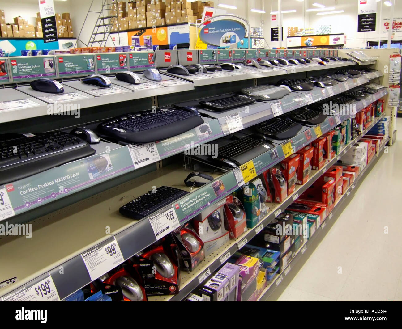 Large retail store specializing in the latest high tech technology ...