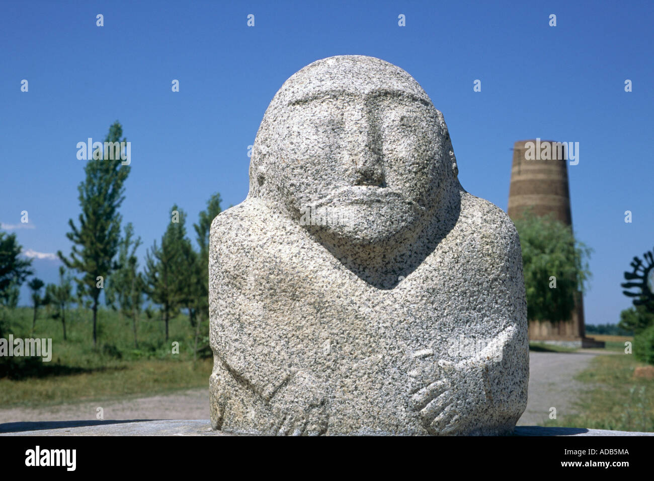 Site of Balasagun city, built 11th century, TOKMAK KYRGYZSTAN Stock ...