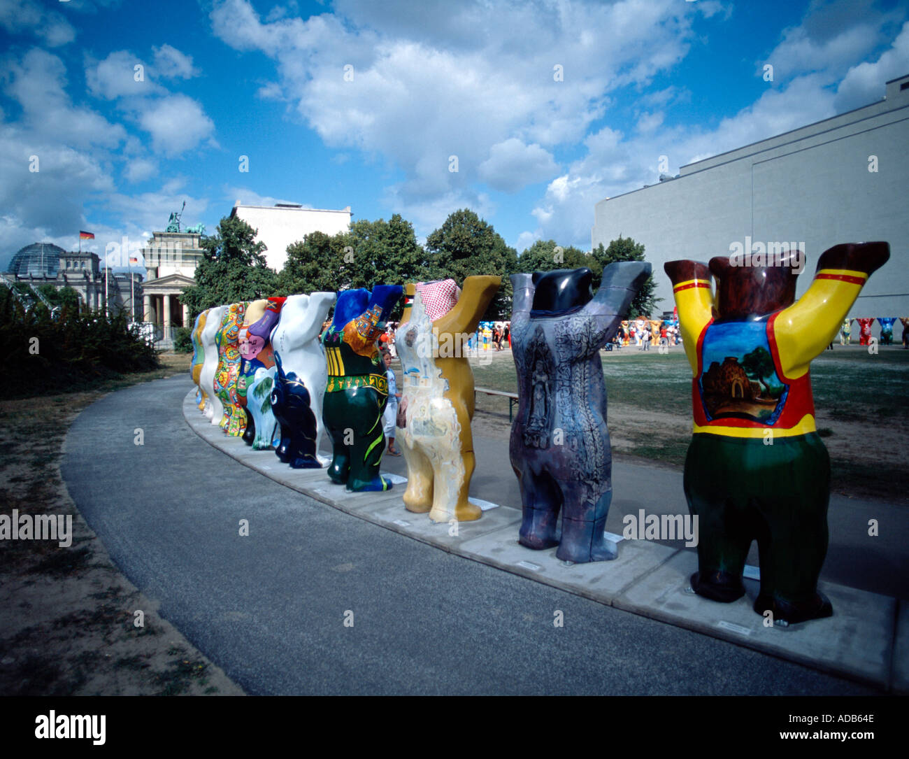 The United Buddy Bears Exhibition near the Brandenburg Gate and ...