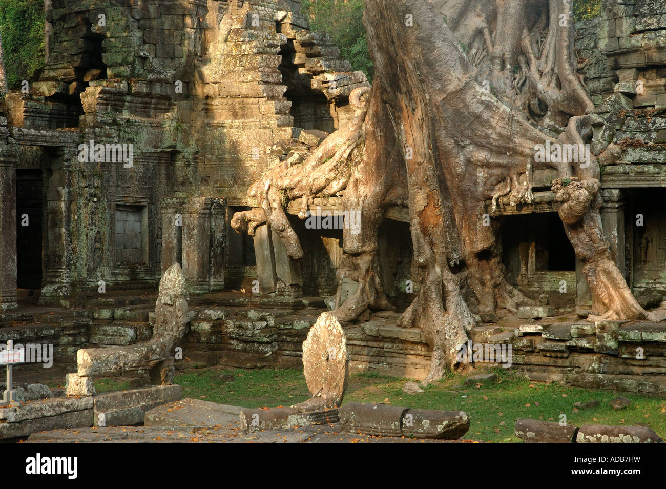 East Mebon Temple in the ancient Khmer complex of Angkor in Cambodia ...