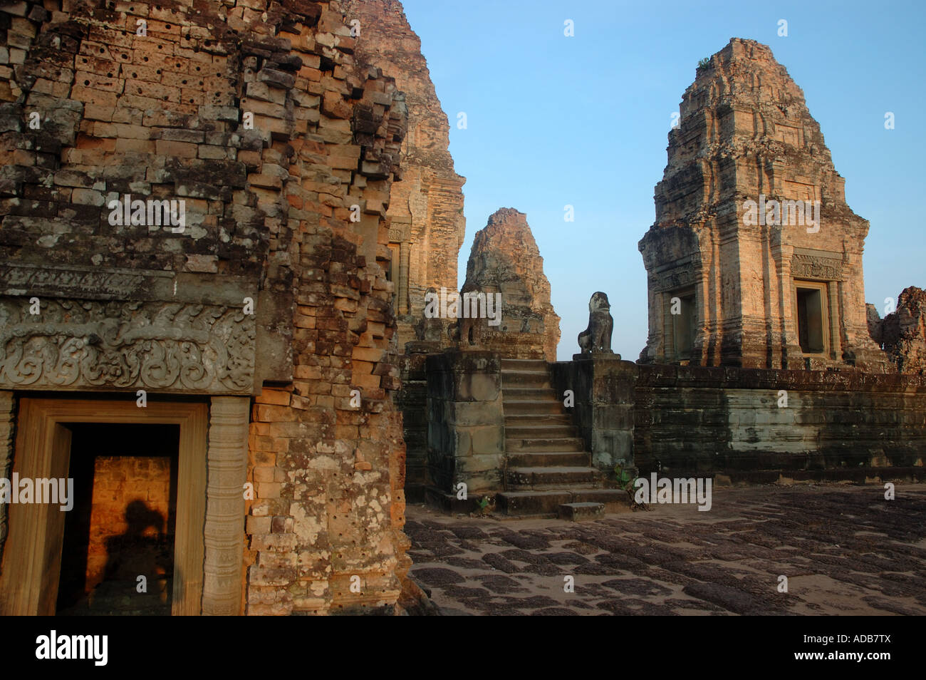East Mebon Temples in the Angkor Complex home of the ancient Khmer ...
