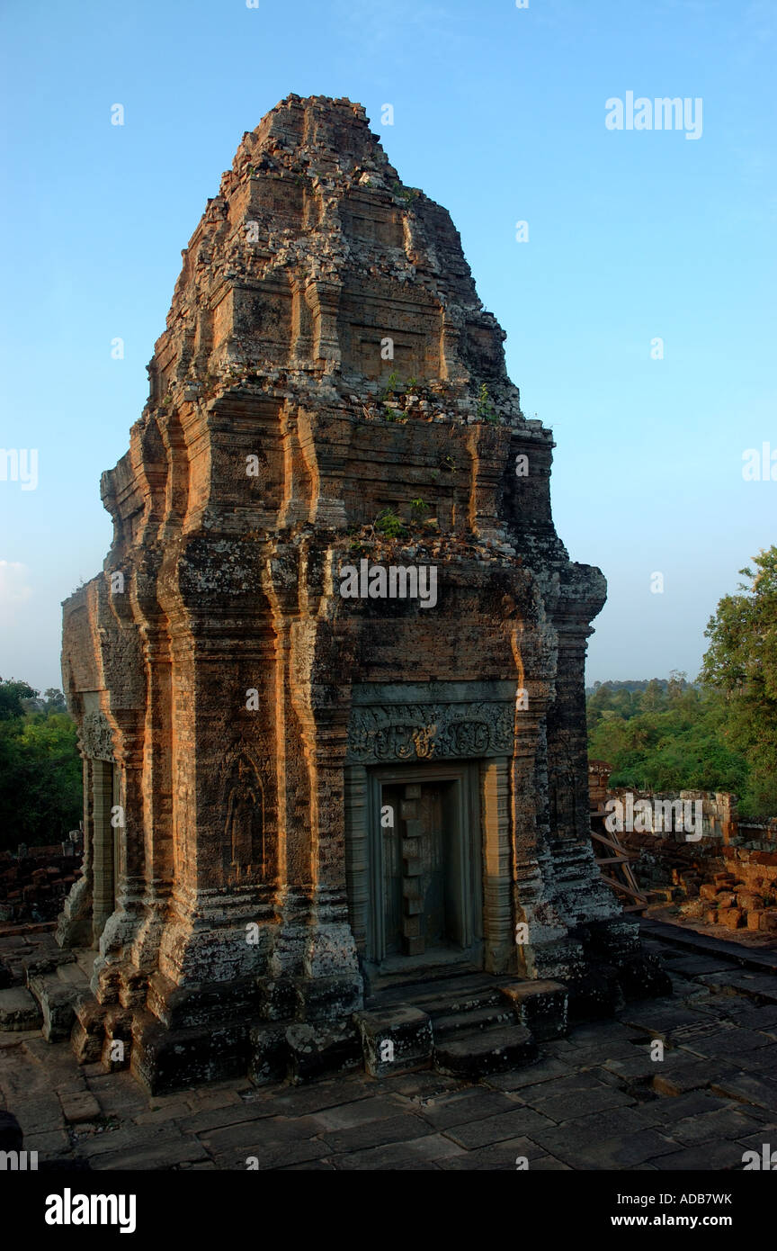 East Mebon in the Angkor Complex home of the ancient Khmer Empire Stock ...