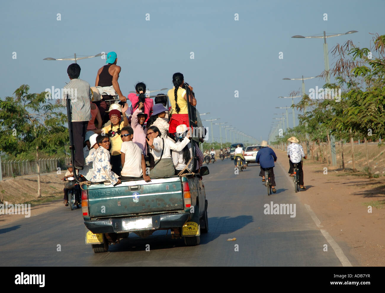 Overloaded Car With People