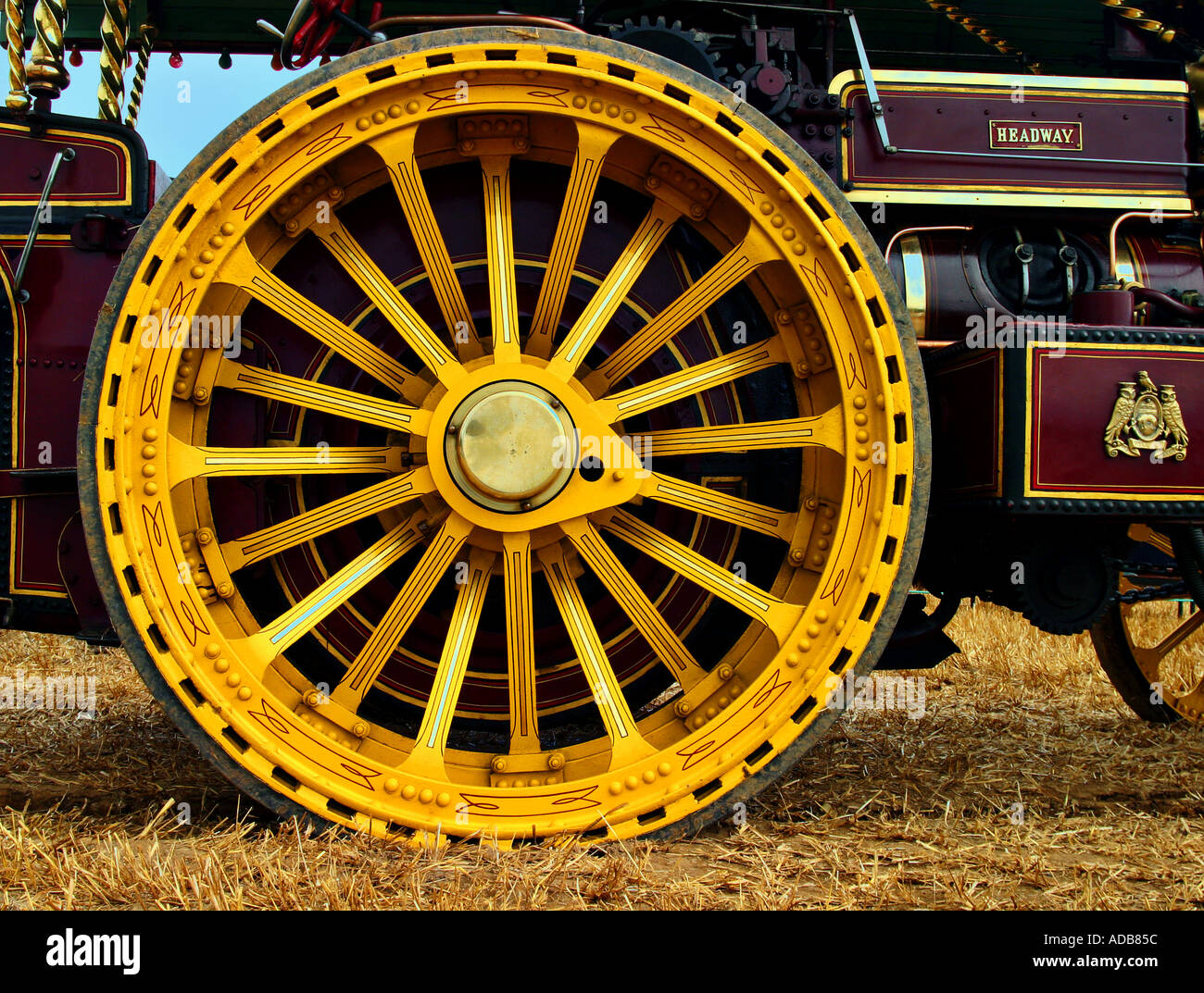 Steam Traction Engine Circa 1900 Stock Photo - Alamy