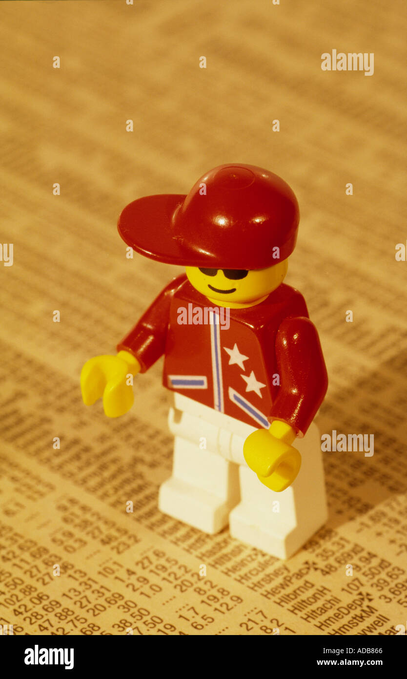 Model Man and Stock Prices Stock Photo - Alamy
