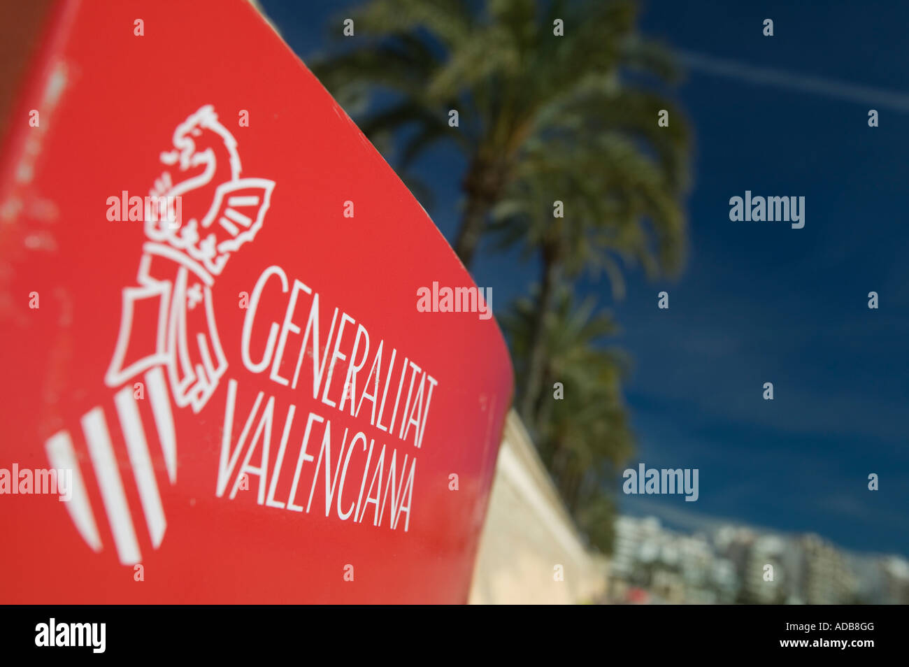 Beach sign benidorm hi-res stock photography and images - Alamy