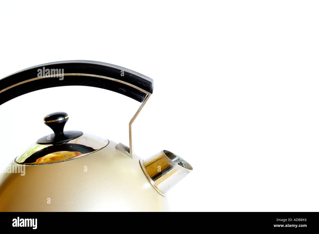 Kettle on White background Stock Photo - Alamy
