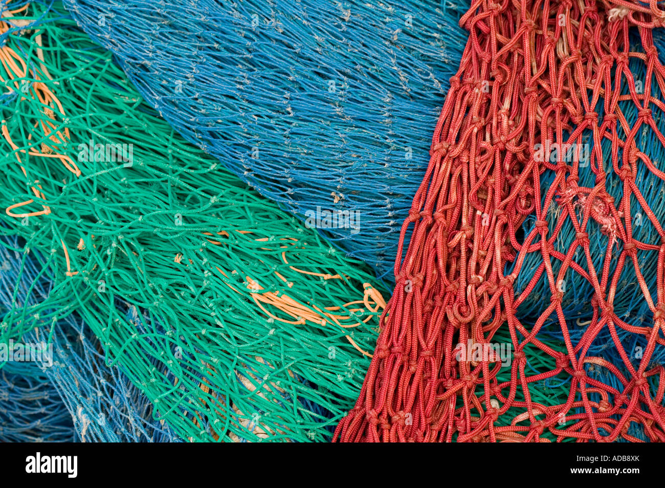 Commercial fishing nets Stock Photo - Alamy