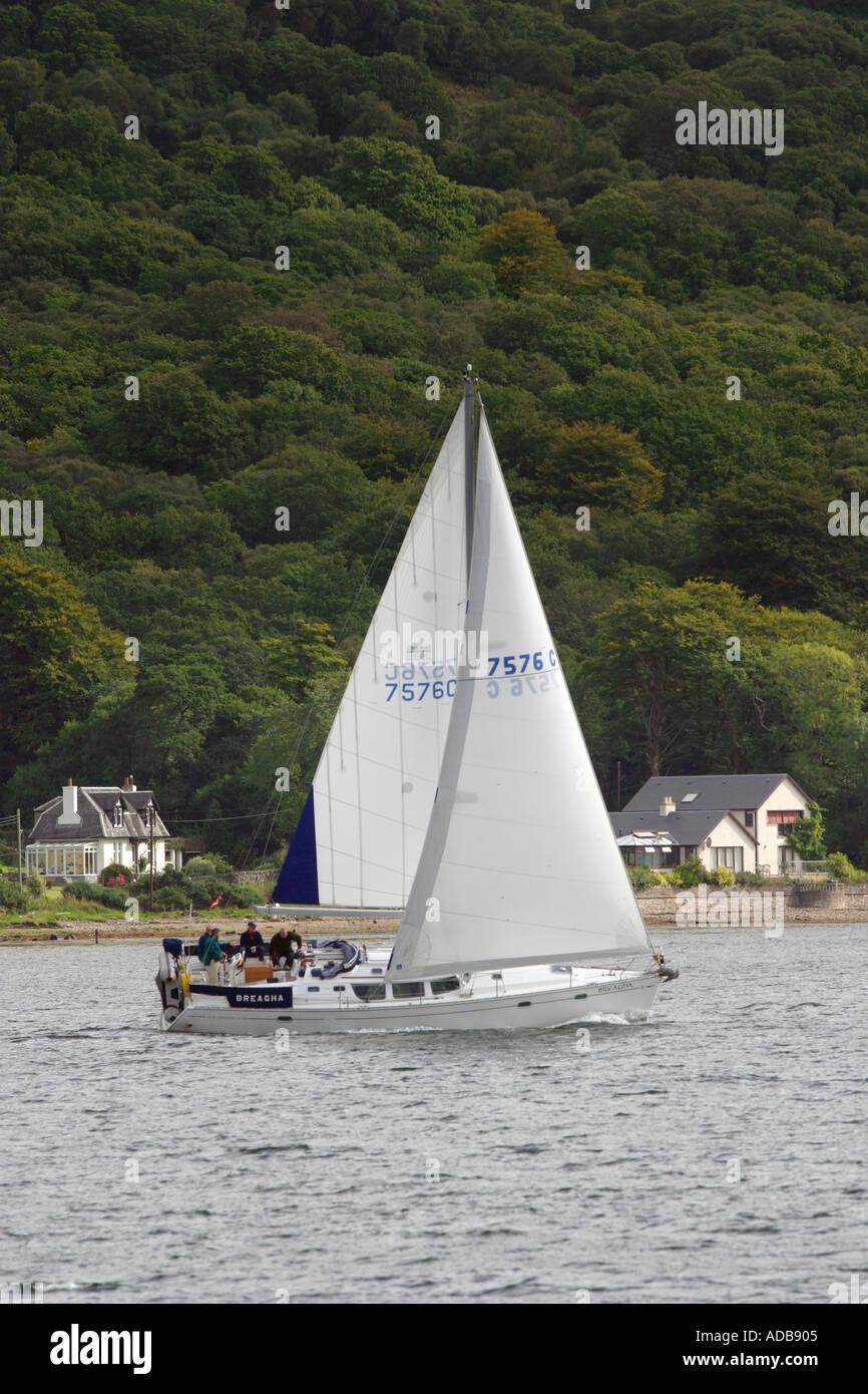 Breagha sail boat Stock Photo - Alamy