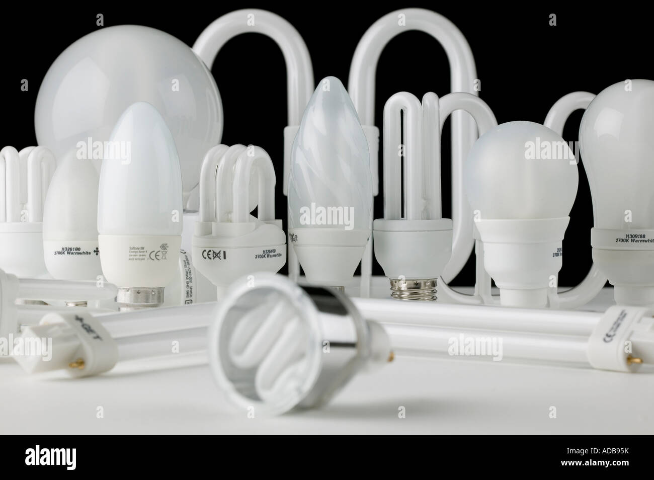 Low energy lightbulbs Stock Photo - Alamy