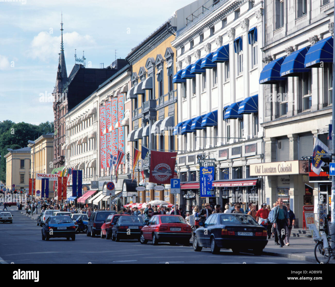 General view oslo city centre norway hi-res stock photography and ...