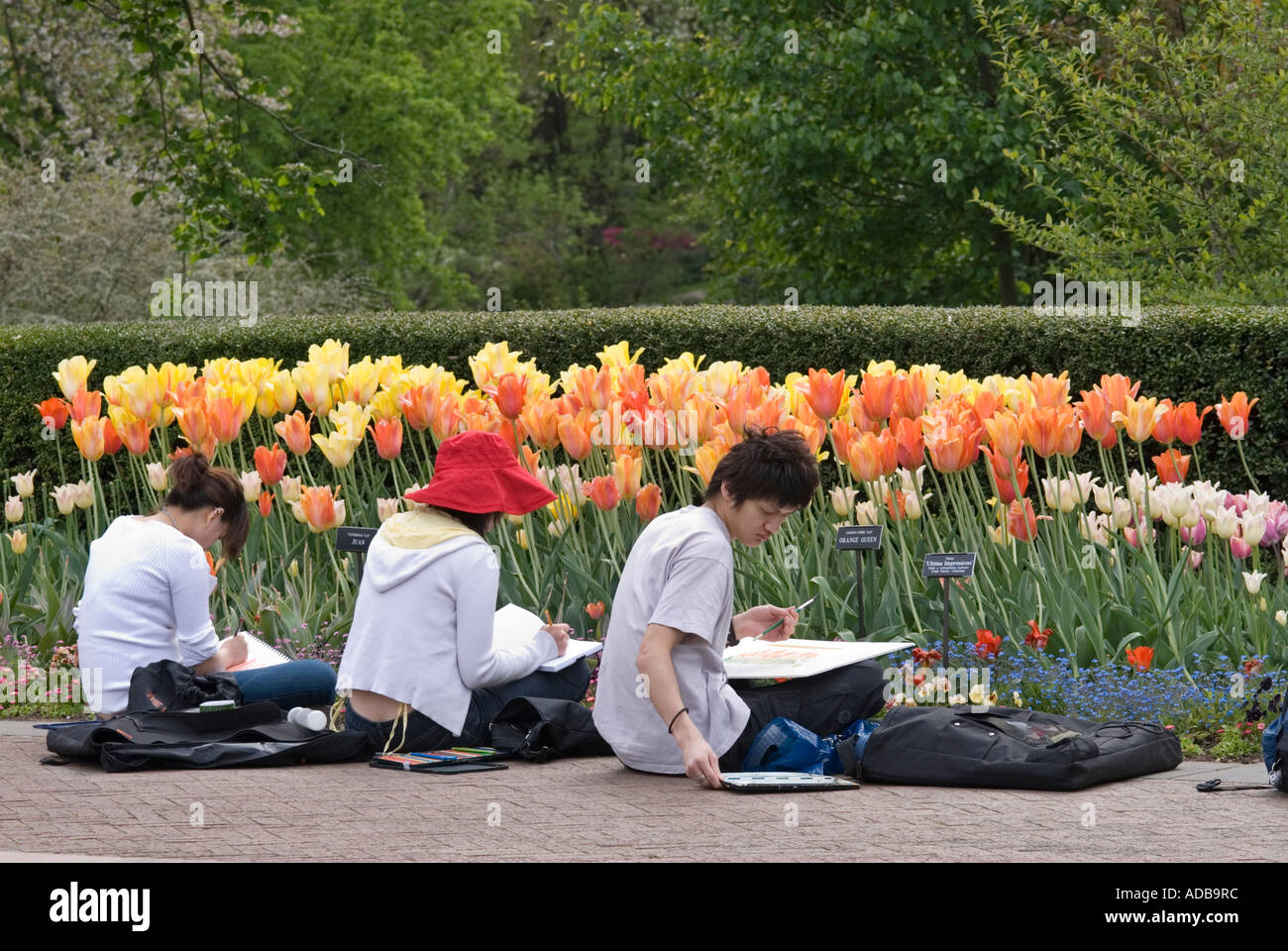 High school students garden usa hi-res stock photography and images - Alamy
