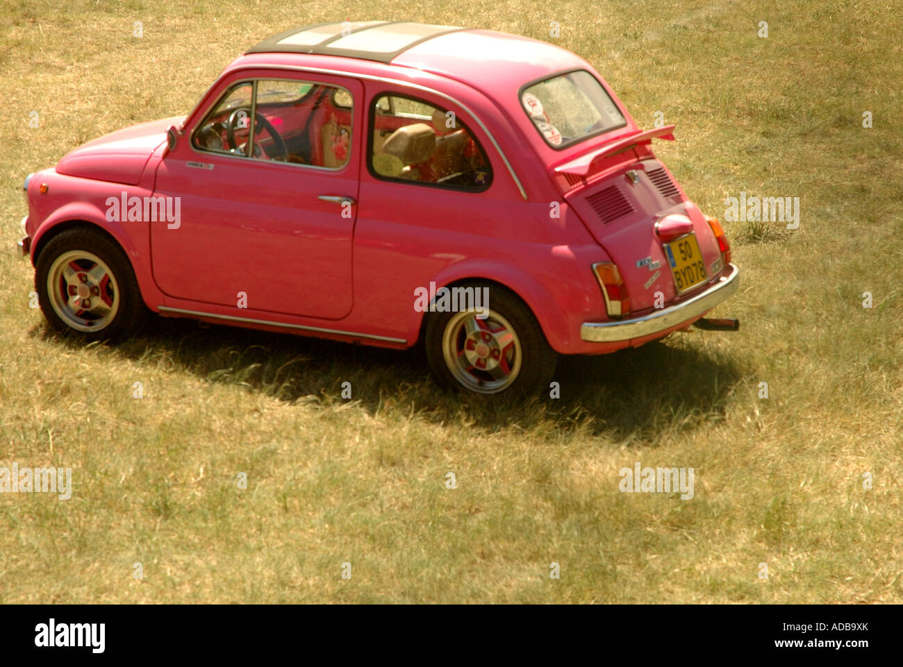 Fiat 500 Rally in Garlenda, Liguria, in Italy Stock Photo - Alamy