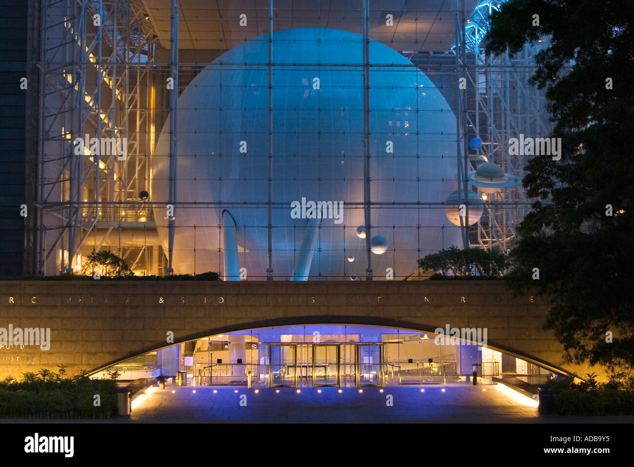 Hayden Planetarium at the Museum of Natural History in NYC Stock Photo ...