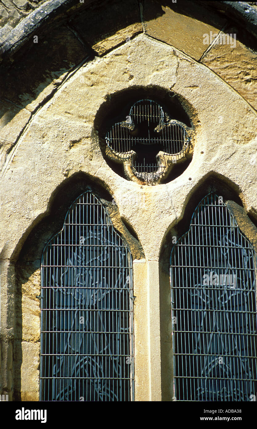 C13th Early English window St Mary Magdalene Woodstock Stock Photo - Alamy