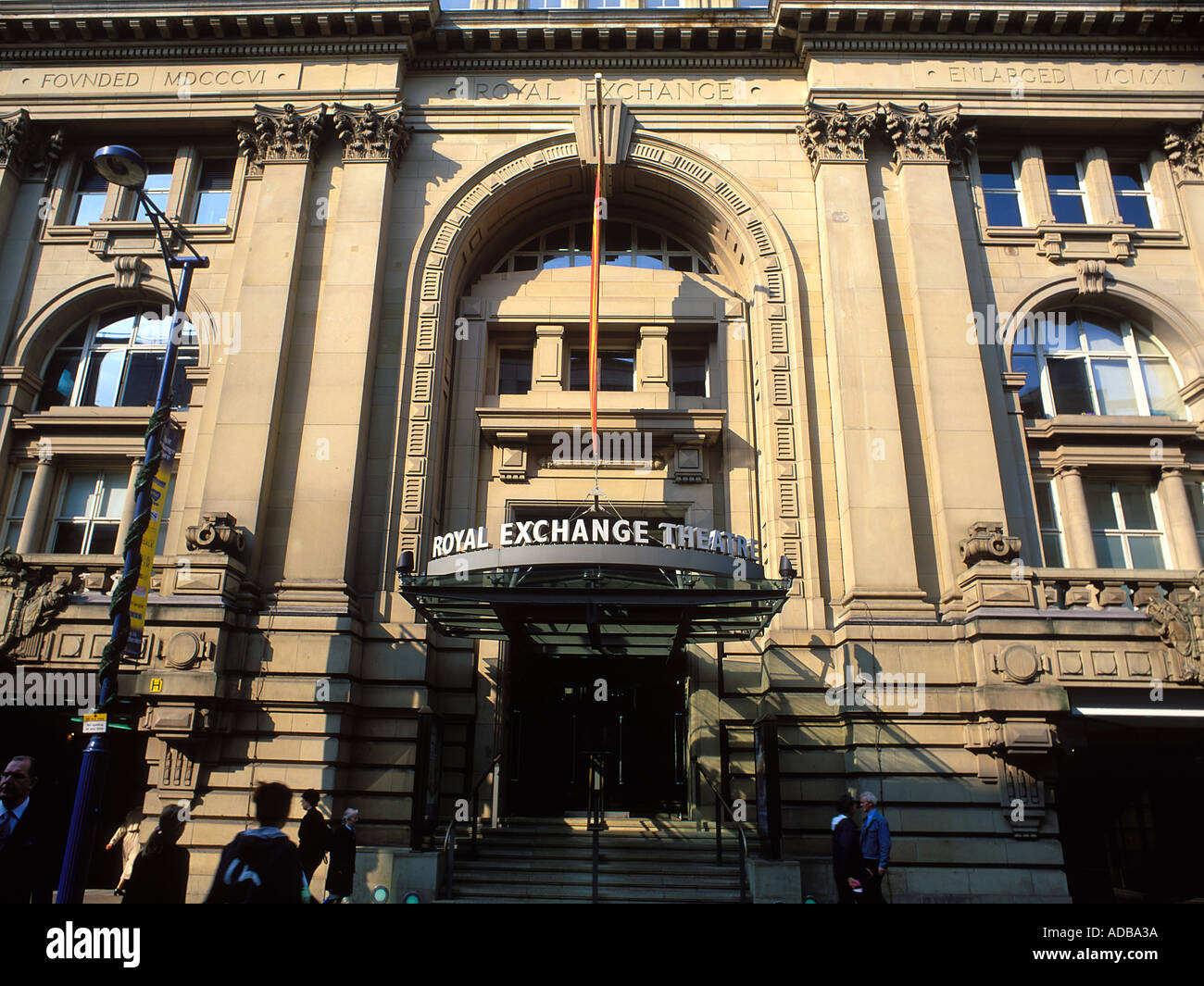 Royal Exchange Manchester UK Stock Photo - Alamy