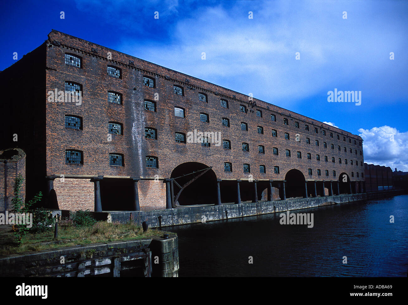 View of Stanley Dock Warehouse Stock Photo - Alamy
