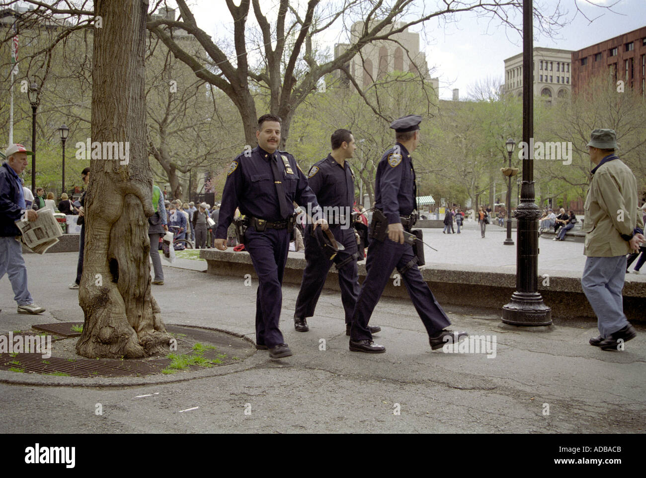 Three smiling policemen hi-res stock photography and images - Alamy