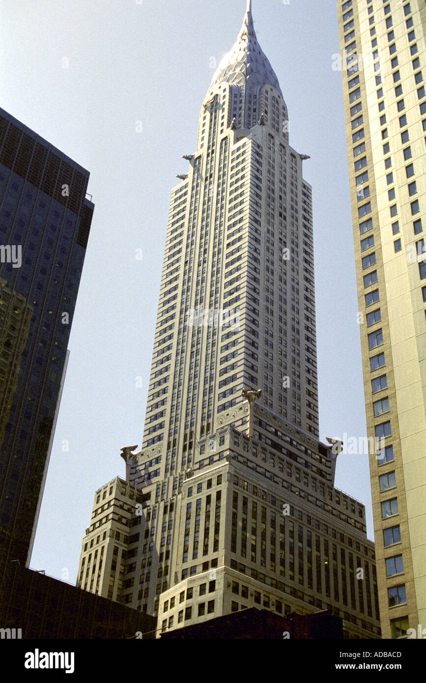 Chrysler Building East 42nd Street Manhattan New York looking up Stock ... Chrysler Building East 42nd Street Manhattan New York looking up Stock ...