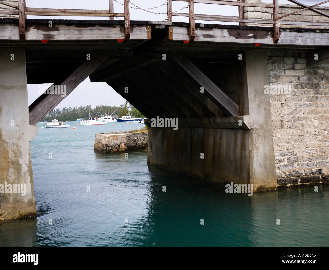 World's Smallest Drawbridge on Island of Bermuda Stock Photo - Alamy