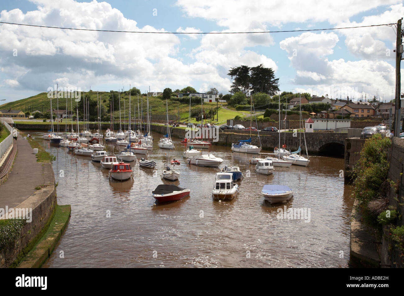boats and yachts berthed in courtown harbour on the ounavarra river ...
