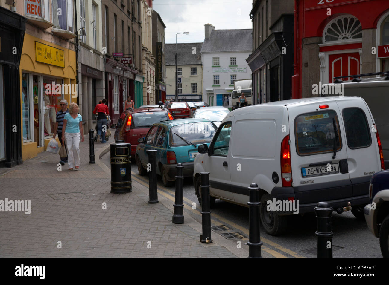 Traffic jam irish town hi-res stock photography and images - Alamy