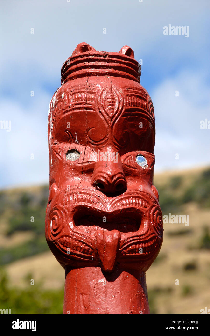 Maori art tongue hi-res stock photography and images - Alamy