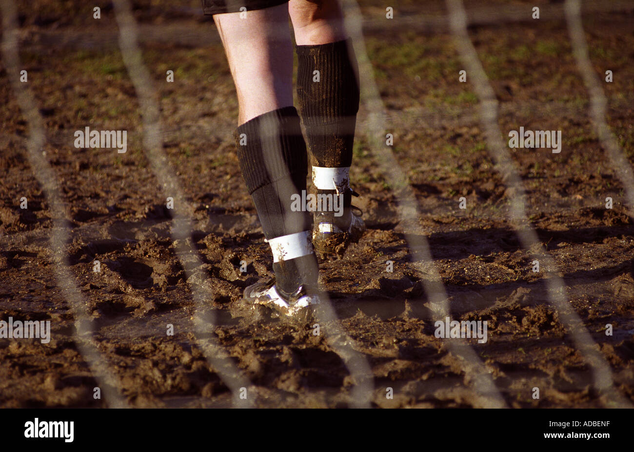 Waterlogged football pitch uk hi-res stock photography and images - Alamy