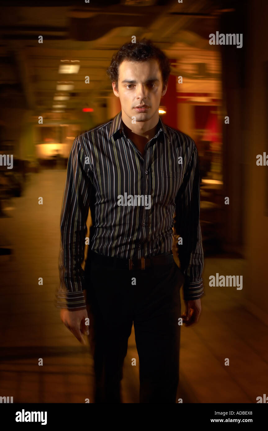 Stylish man standing in corridor hi-res stock photography and images ...