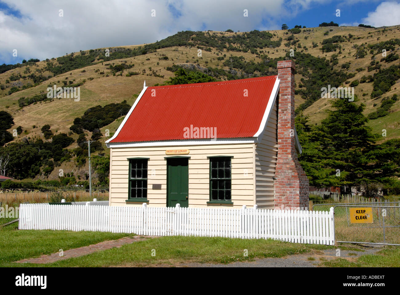 Okain's Bay Library Banks Peninsular South Island New Zealand Stock ...