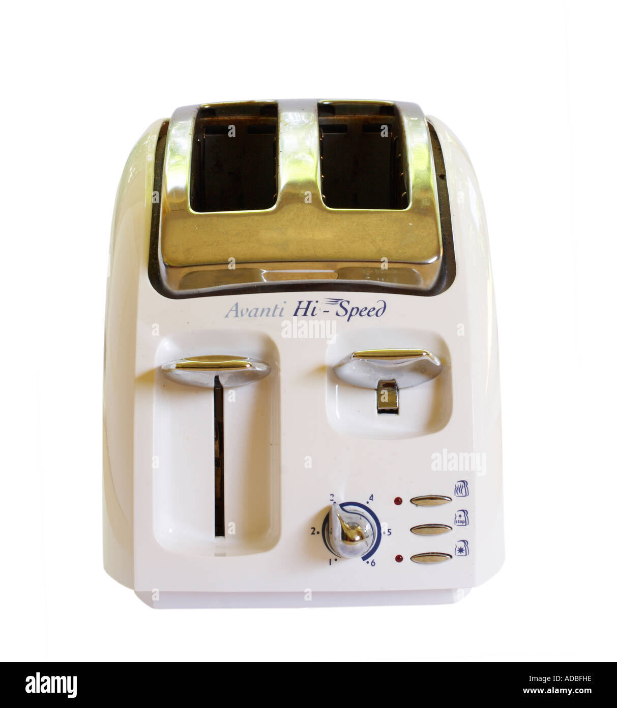 Toaster on white background Stock Photo - Alamy