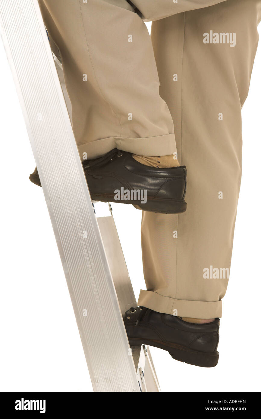 Steps ladder feet hi-res stock photography and images - Alamy
