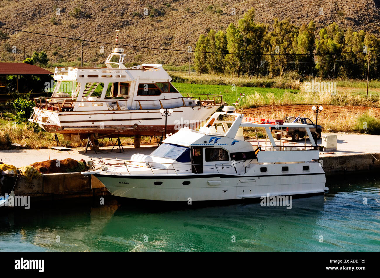 Repaired boat hi-res stock photography and images - Alamy