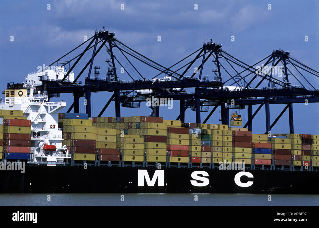 Trinity Quay at the Port of Felixstowe in Suffolk, Britain's largest ...