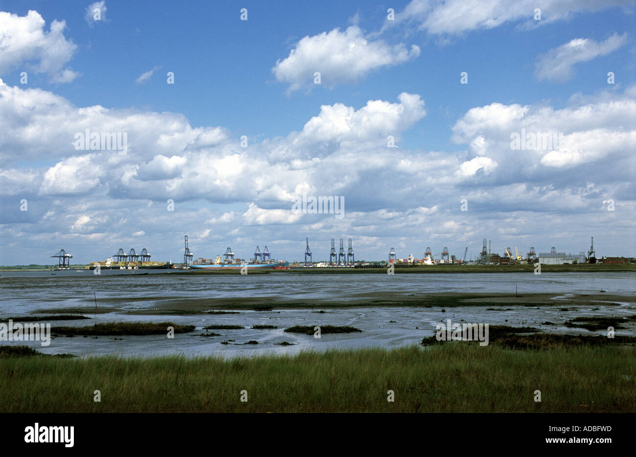 Bathside Bay in Harwich, Essex, where a £300 million container terminal ...