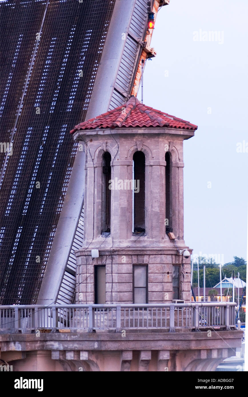 Bridge of Lions Drawbridge at St Augustine Florida USA Stock Photo - Alamy