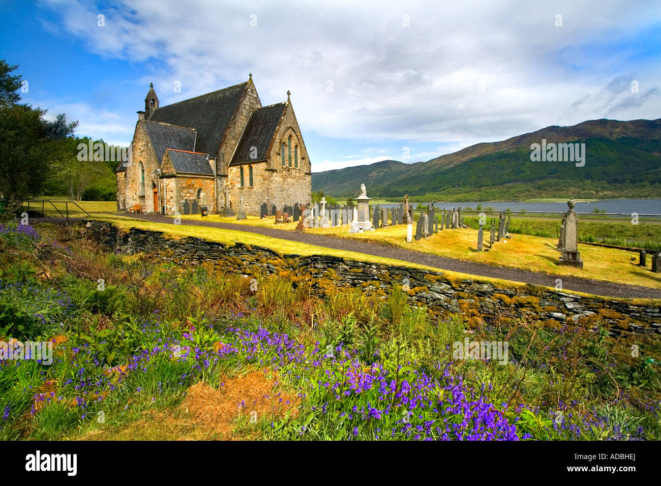 Ballachulish Church, Scotland Stock Photo, Royalty Free Image: 13368377 ...
