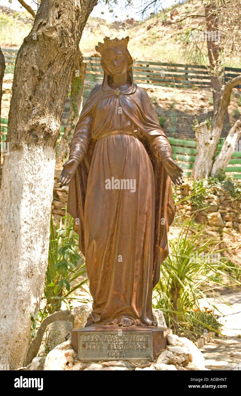 Virgin Mary statue at Meryemana, House of the Virgin Mary pilgrimage ...