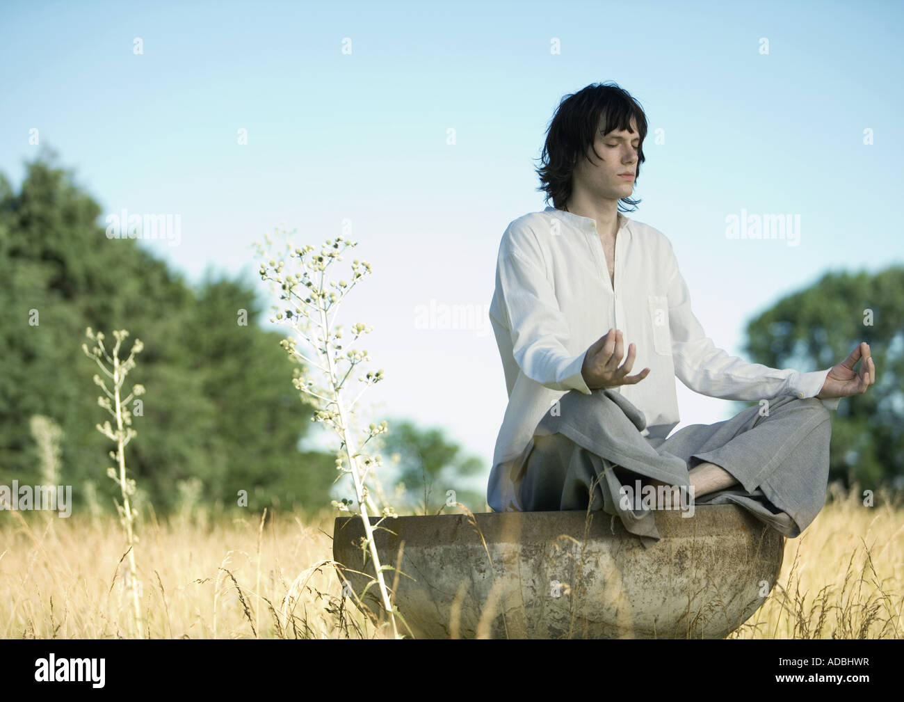 Meditator hi-res stock photography and images - Alamy