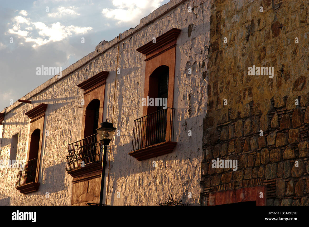 Colonial architecture in Old town Oaxaca city Mexico Stock Photo - Alamy