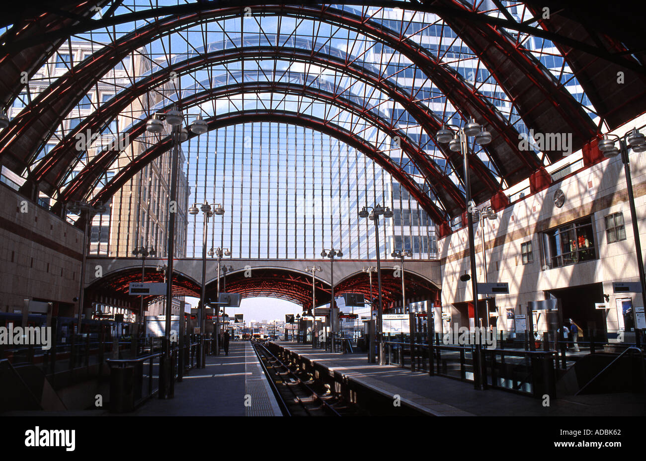docklands railway station Picture by Paddy McGuinness Stock Photo - Alamy