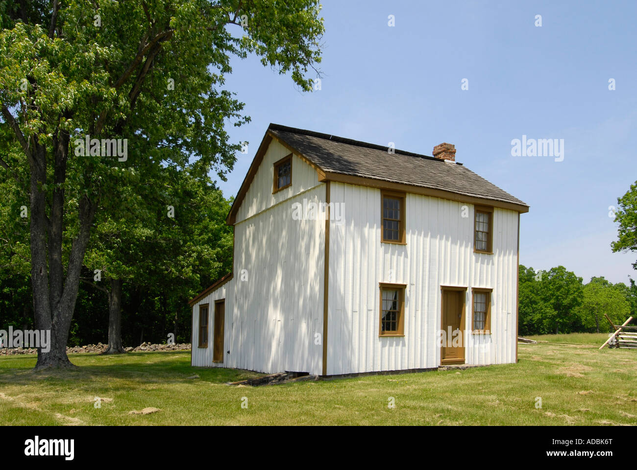 Original house on the Battlefield at the Gettysburg National ...