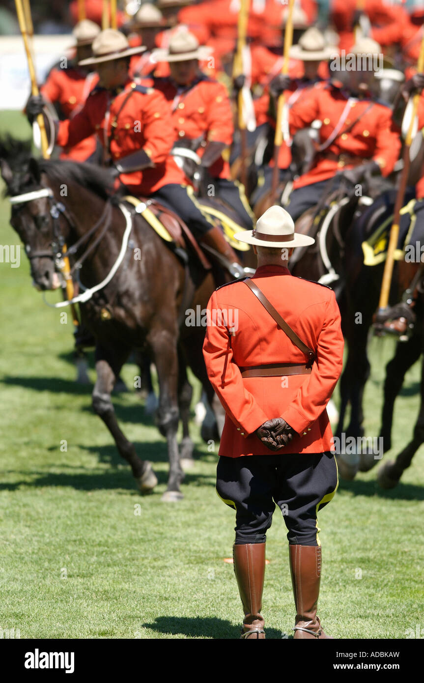 Royal Canadian Mounted police RCMP Musical Ride Stock Photo - Alamy